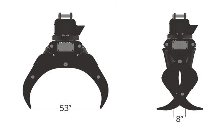 Forestry Grapples – Pierce Pacific Manufacturing